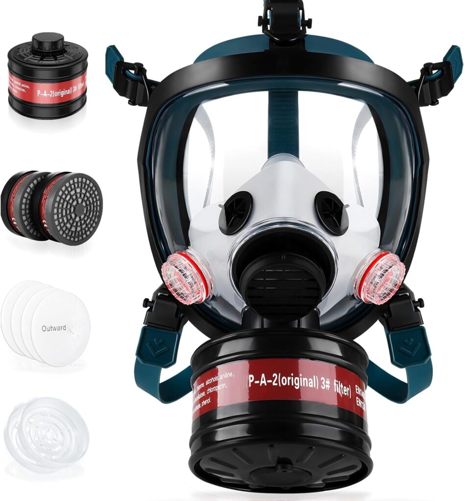 Full Face Gas Mask-Gas Masks Survival Nuclear and Chemical Review ...